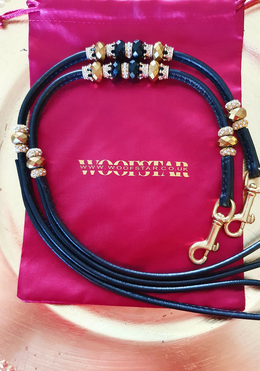 Bling dog show lead – WoofStar Shop