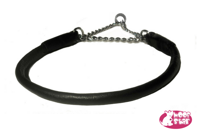 Dog show collar - Half check (4mm) – WoofStar Shop
